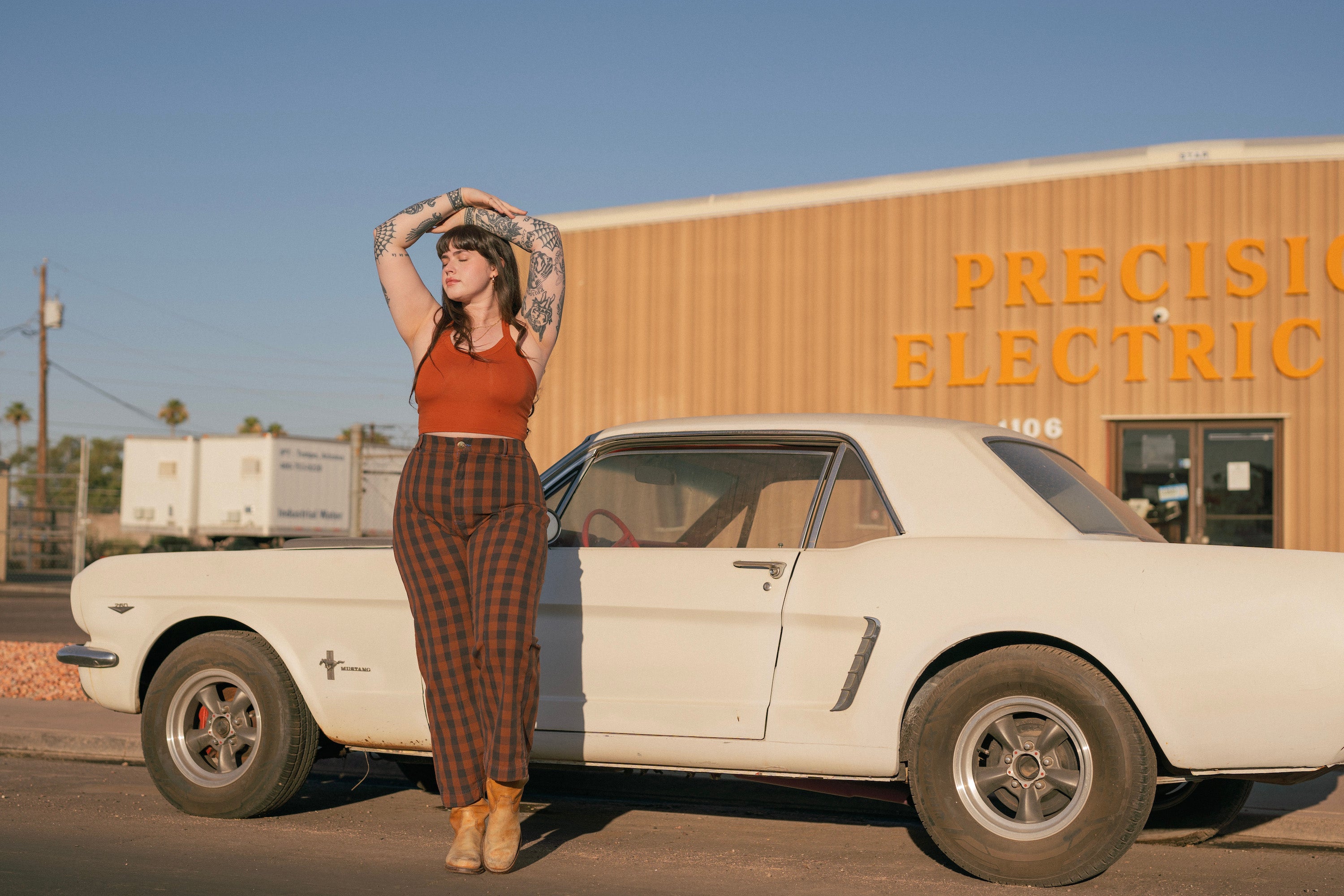 Gingham Western Pants – BIG BUD PRESS