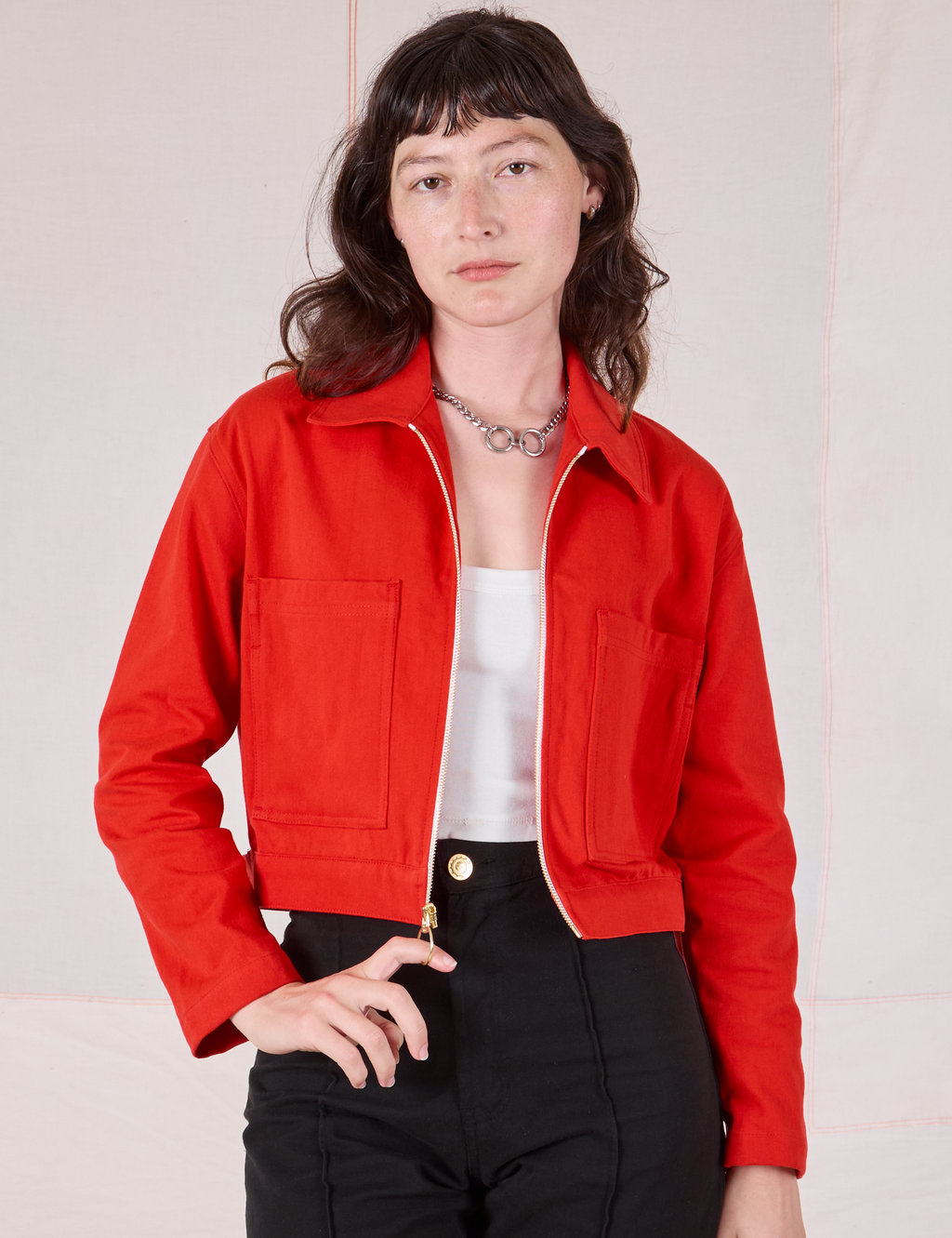 Mechanic Jacket - Mustang Red – BIG BUD PRESS