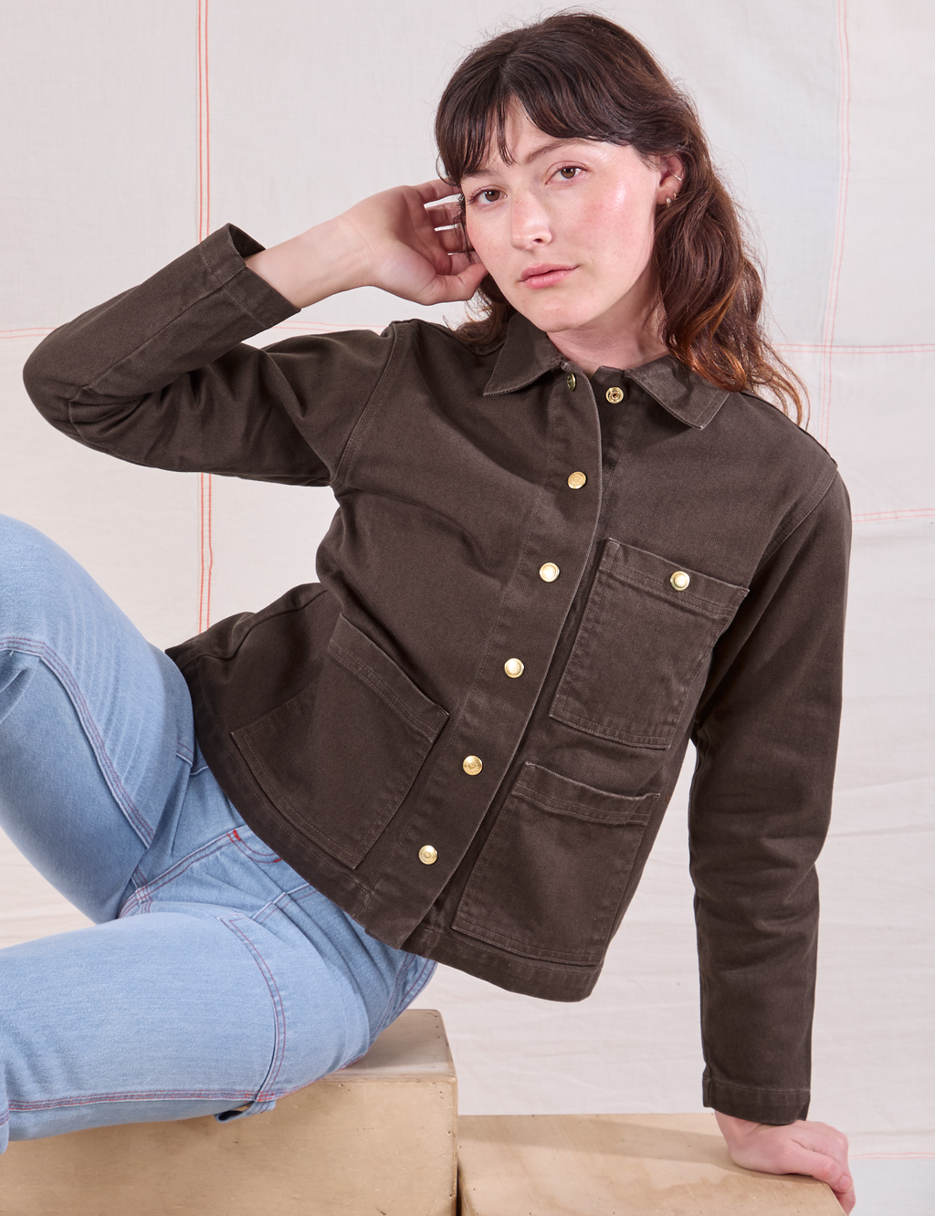 Denim Work Jacket - Espresso Brown – BIG BUD PRESS