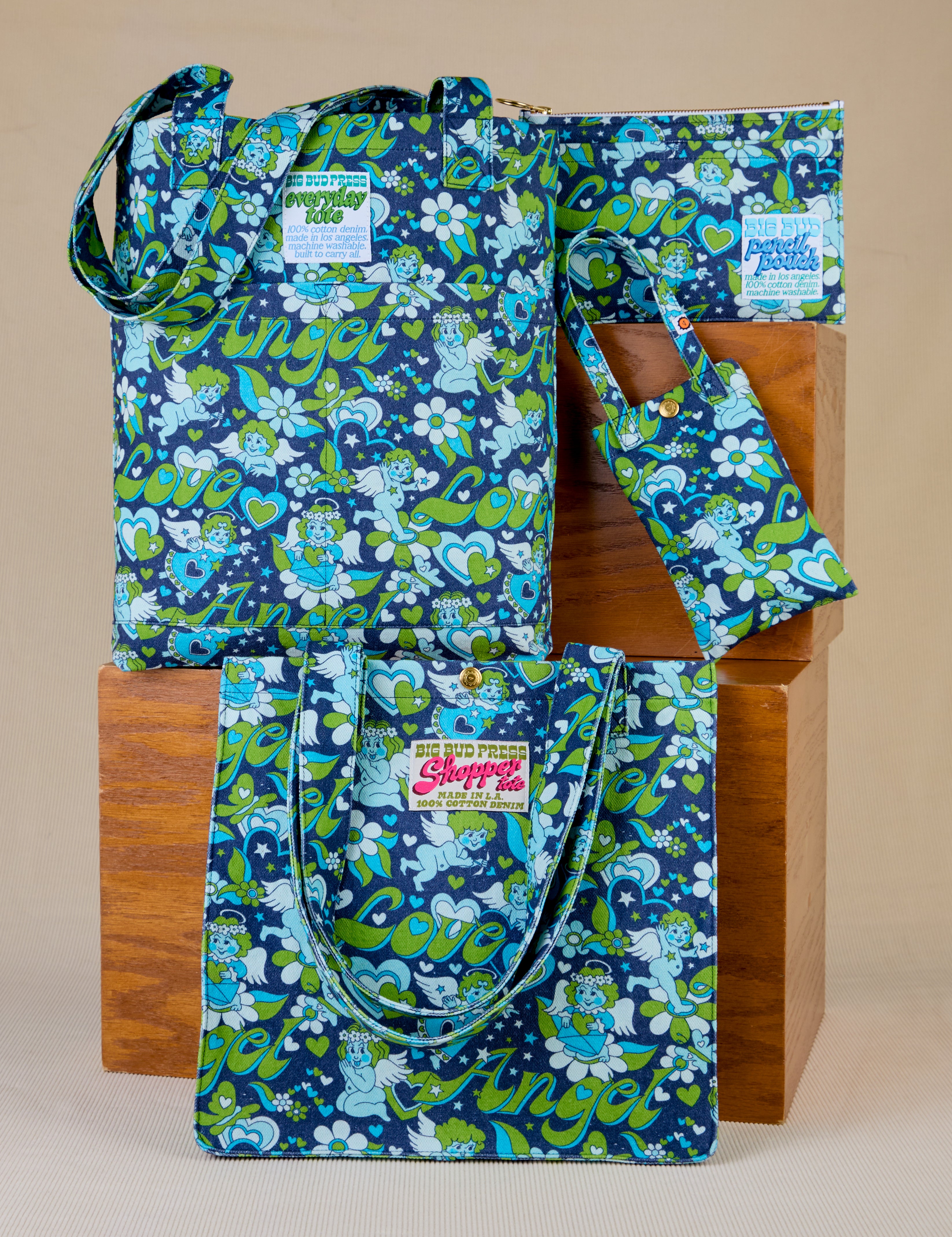 Angel Printed Bags *FINAL SALE* – BIG BUD PRESS