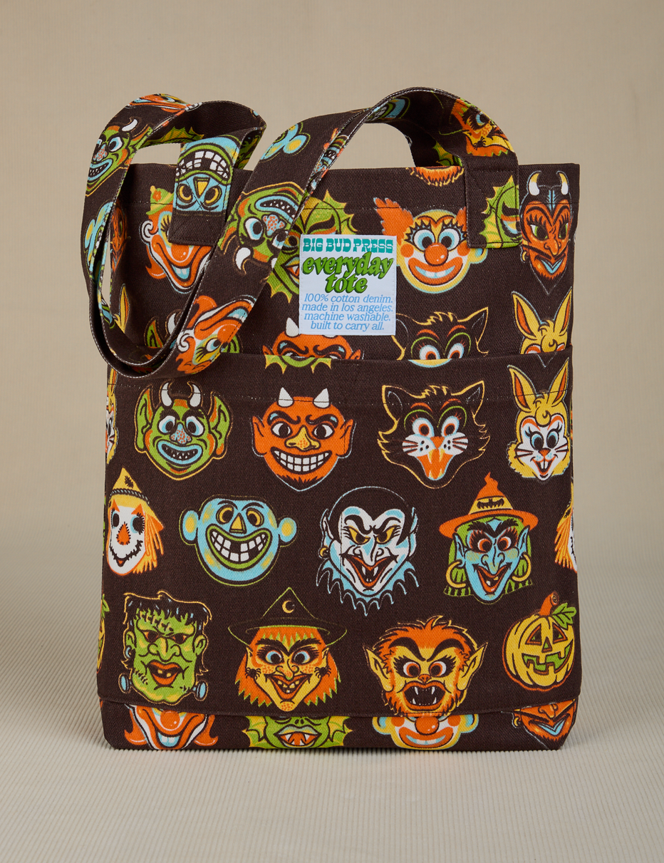 Halloween Masks Printed Bags *FINAL SALE* – BIG BUD PRESS