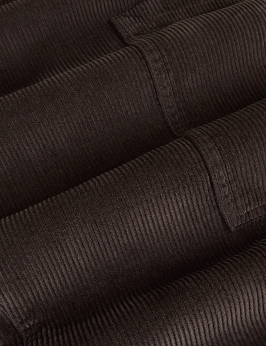 Corduroy Drop Pocket Cargo Pants - Espresso Brown – BIG BUD PRESS