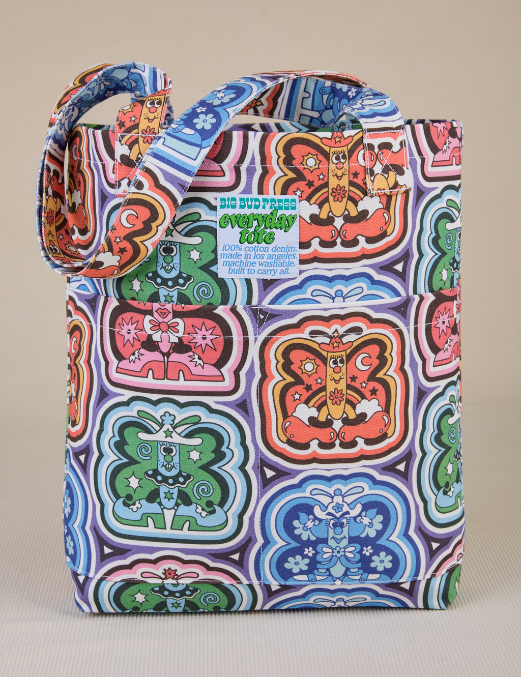 Butterfly Kaleidoscope Printed Bags *FINAL SALE* – BIG BUD PRESS