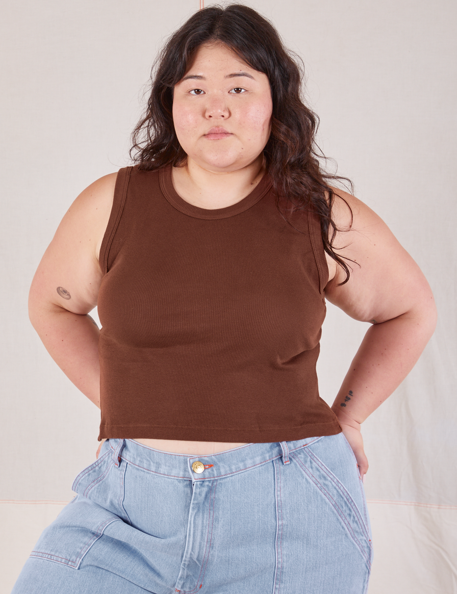 Muscle Tee - Fudgesicle Brown – BIG BUD PRESS