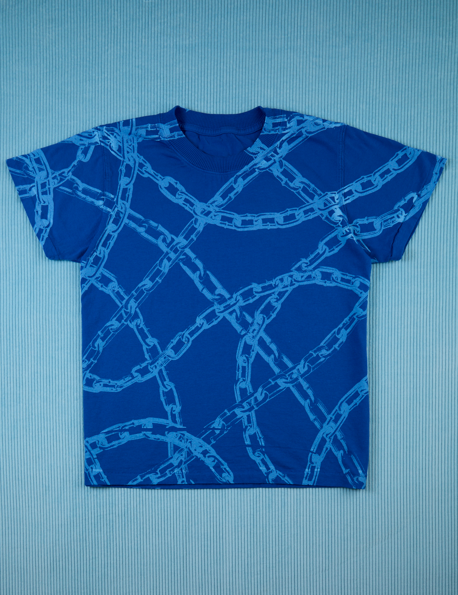 Chain Link Vintage Tee - Royal Blue *FINAL SALE* – BIG BUD PRESS