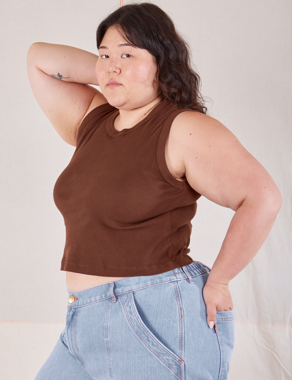 Muscle Tee - Fudgesicle Brown – BIG BUD PRESS