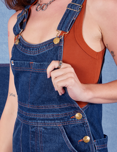 Indigo Denim Original Overalls - Dark Wash – BIG BUD PRESS