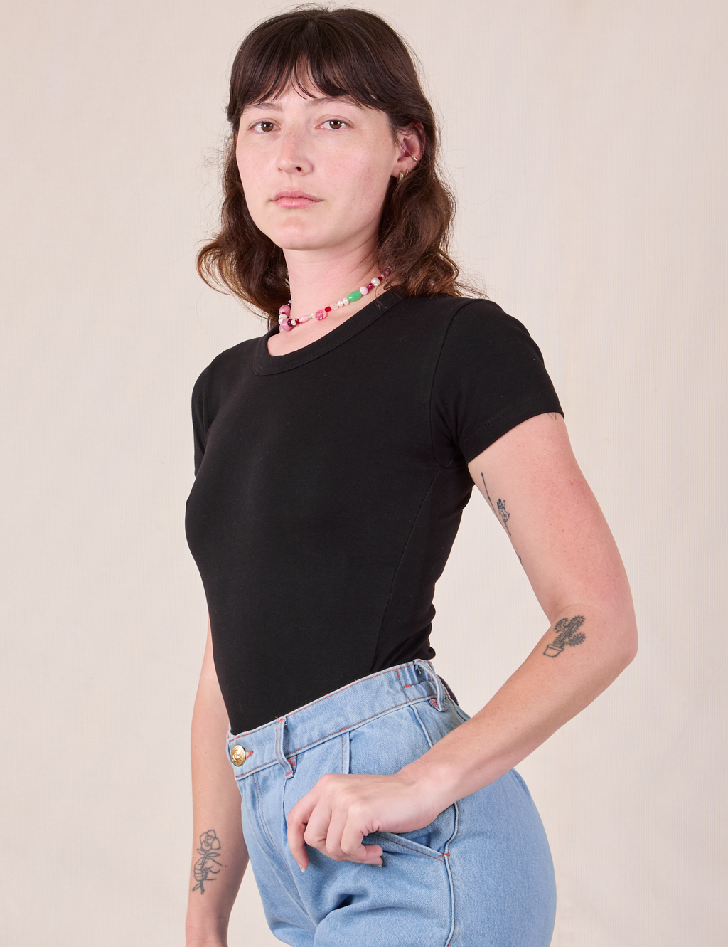 Baby Tee - Basic Black – BIG BUD PRESS