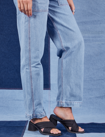 Indigo Denim Original Overalls - Light Wash – BIG BUD PRESS