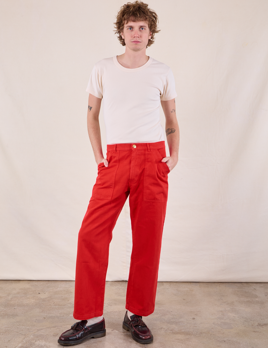 Work Pants - Mustang Red – BIG BUD PRESS