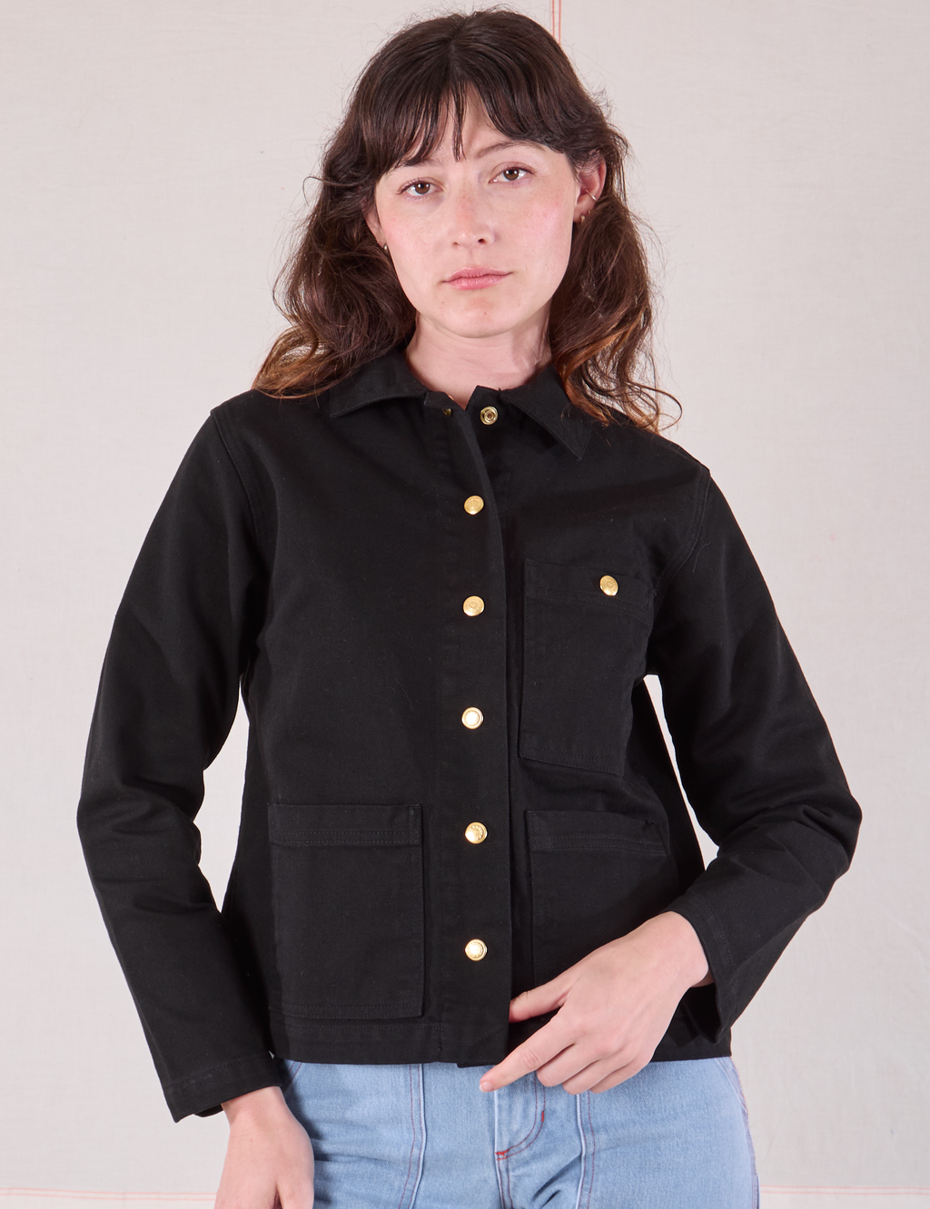 Denim Work Jacket - Basic Black – BIG BUD PRESS