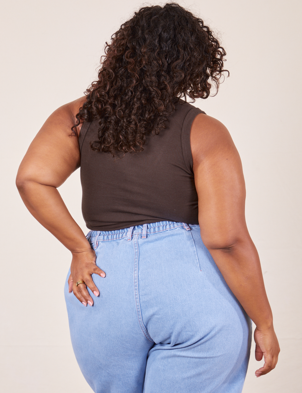 Cropped Tank Top - Espresso Brown – BIG BUD PRESS