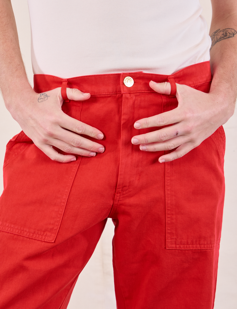 Work Pants - Mustang Red – BIG BUD PRESS