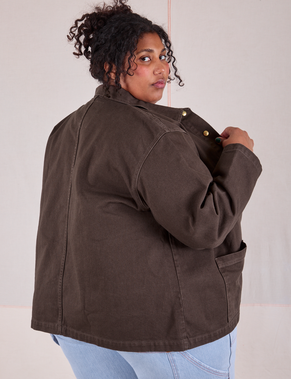 Denim Work Jacket - Espresso Brown – BIG BUD PRESS