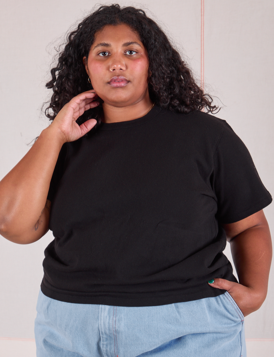 Burly Tee - Basic Black – BIG BUD PRESS