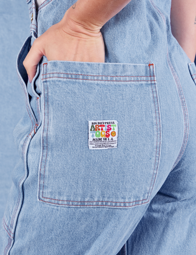 Indigo Denim Original Overalls - Light Wash – BIG BUD PRESS
