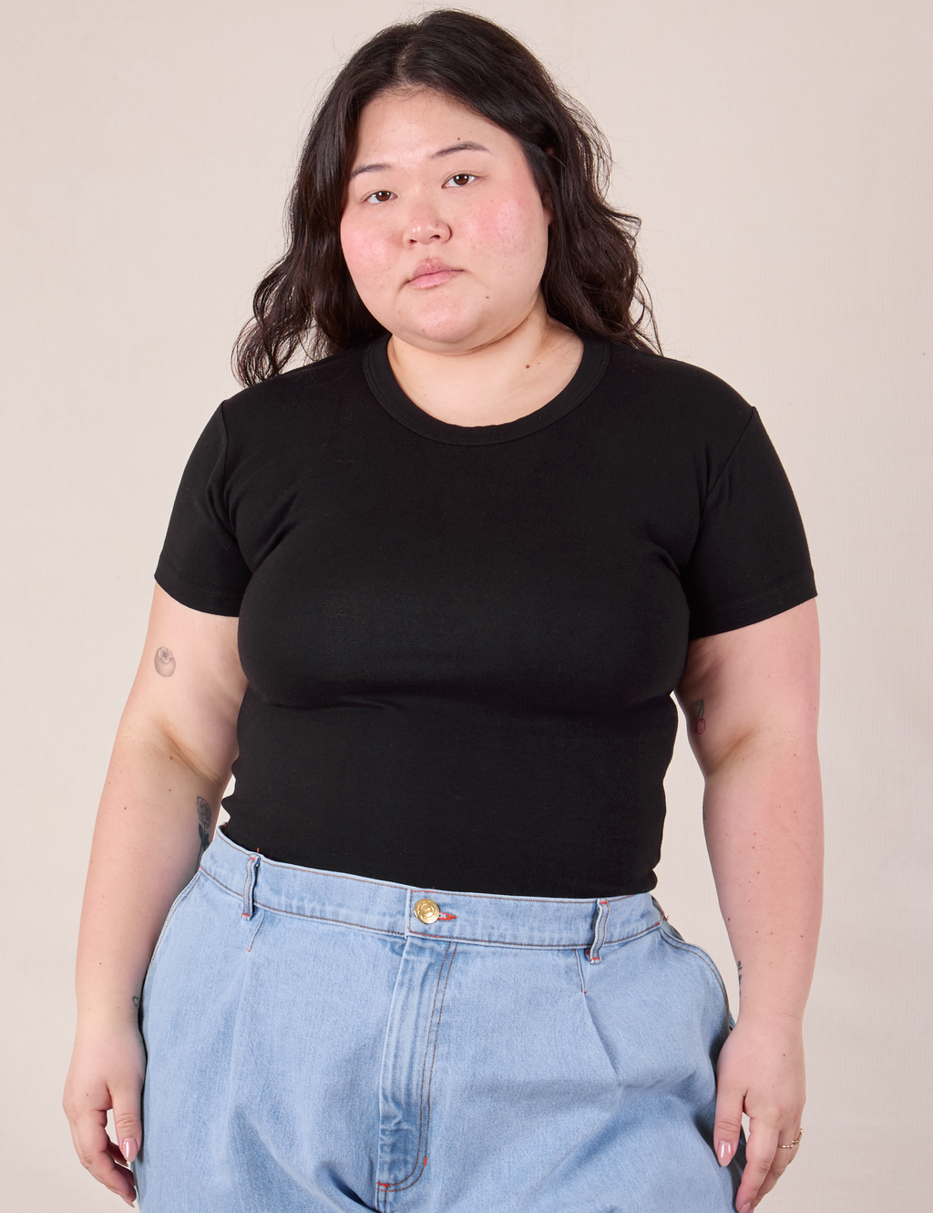 Baby Tee - Basic Black – BIG BUD PRESS