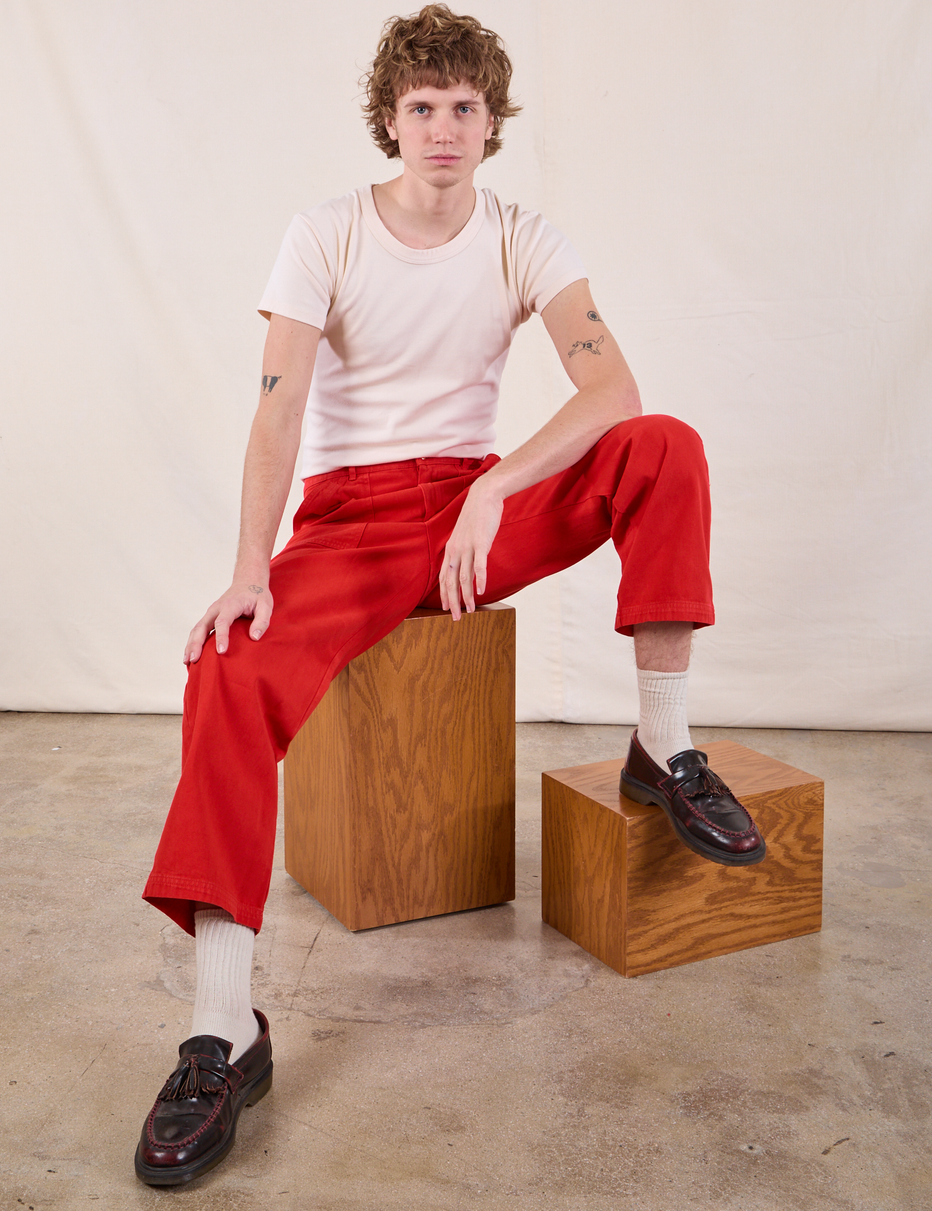 Work Pants - Mustang Red – BIG BUD PRESS