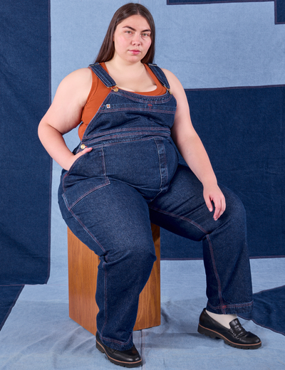 Indigo Denim Original Overalls - Dark Wash – BIG BUD PRESS