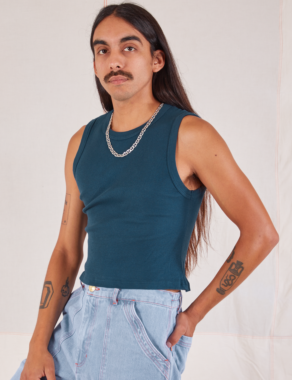 Muscle Tee - Lagoon – BIG BUD PRESS