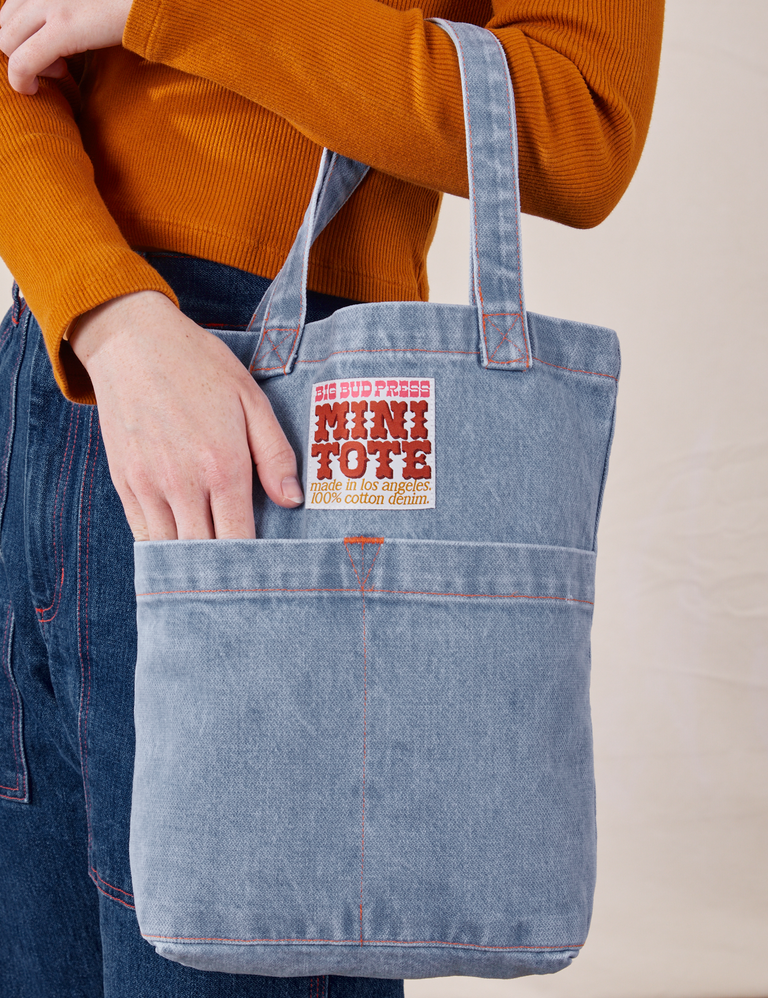 Denim Mini Tote Bags – BIG BUD PRESS