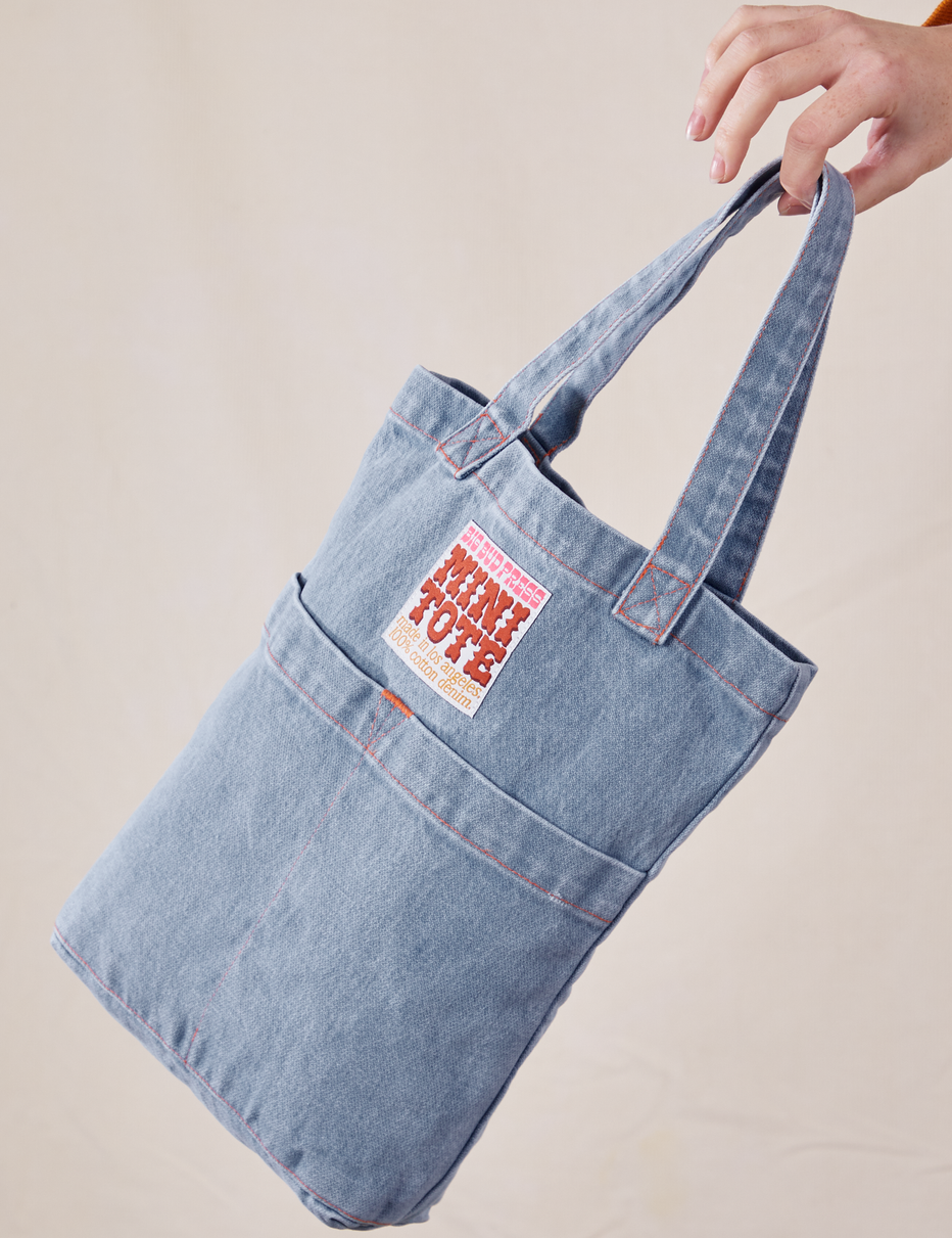 Denim Mini Tote Bags – BIG BUD PRESS