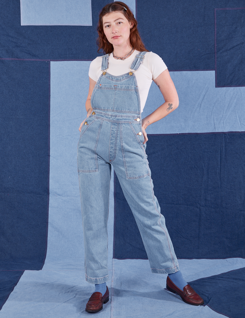 Indigo Denim Original Overalls - Light Wash – BIG BUD PRESS