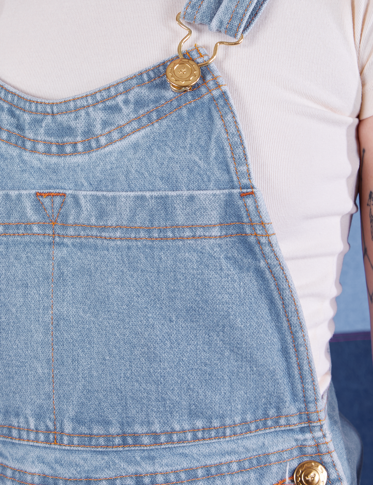 Indigo Denim Original Overalls - Light Wash – BIG BUD PRESS