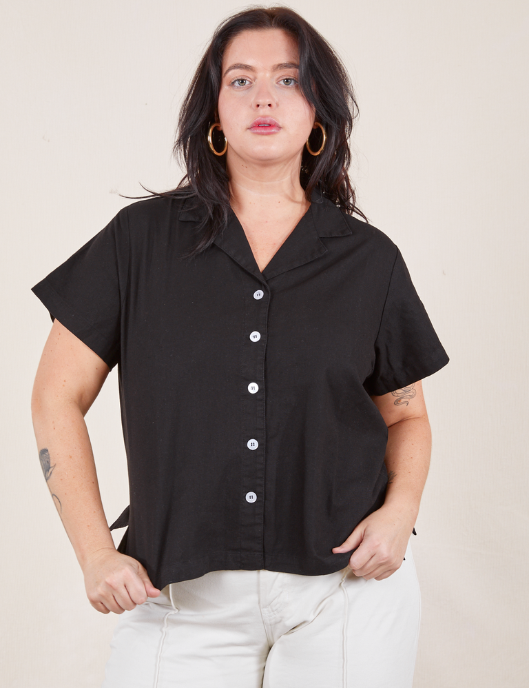 Pantry Button-Up - Basic Black – BIG BUD PRESS