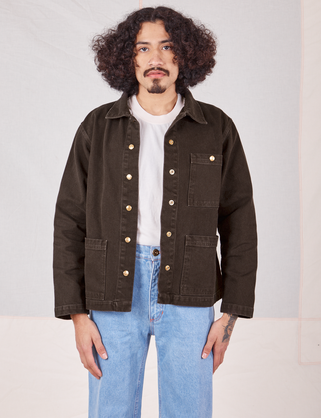 Denim Work Jacket - Espresso Brown – BIG BUD PRESS