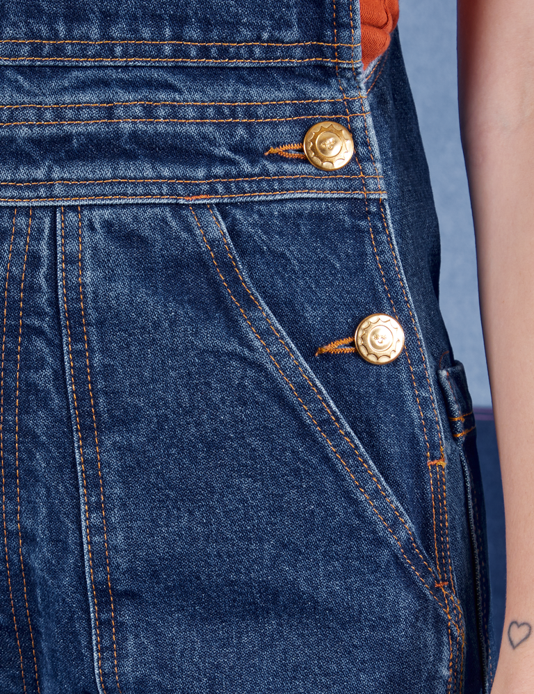 Indigo Denim Original Overalls - Dark Wash – BIG BUD PRESS