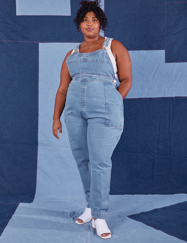 Indigo Denim Original Overalls - Light Wash – BIG BUD PRESS